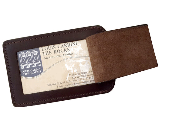 LUGGAGE'S or BAG'S TAG (All Leather} – Louis Cardini Bangalow Workshop ...