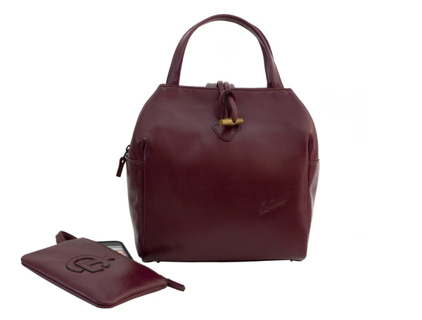 Leather Handbag & Backpack (MATILDA) - Sydney Australia – Louis Cardini ...